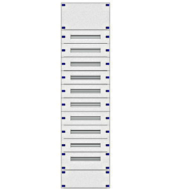 Modularni umetak 2EK-41 za kablovski kanal 60mm
Za AC i KC ormane 160TE, uključujući strane umetka 41HE, V=1886 Š=495 D=150mm, čelični lim