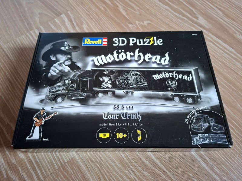 3D Puzzle Motorhead Tour Truck 58,6cm (Revell) - NOVO!