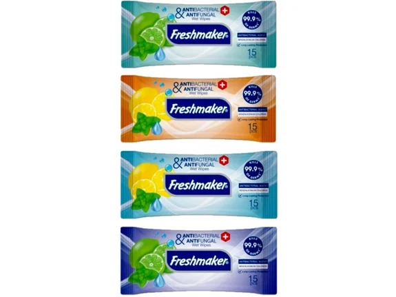 Freshmaker Vlažne maramice antibakterijske 15/1