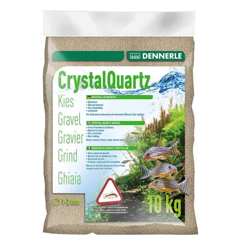 Dennerle Crystal Quartz Gravel Natural White - 10kg