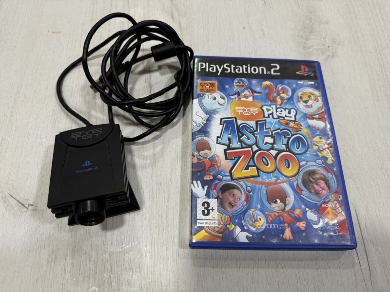 Eye Toy PS2 Kamera + Astro Zoo SONY PlayStation2 igrica