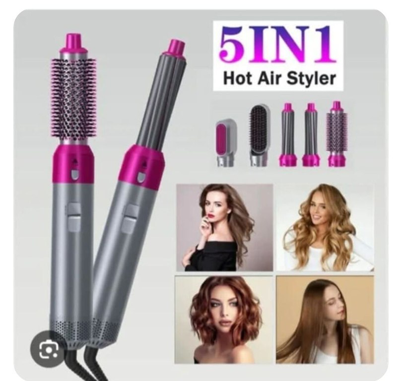 5-u-1 fen-četka i styler za kosu (Hot Air Styler) Multifunkcionalni