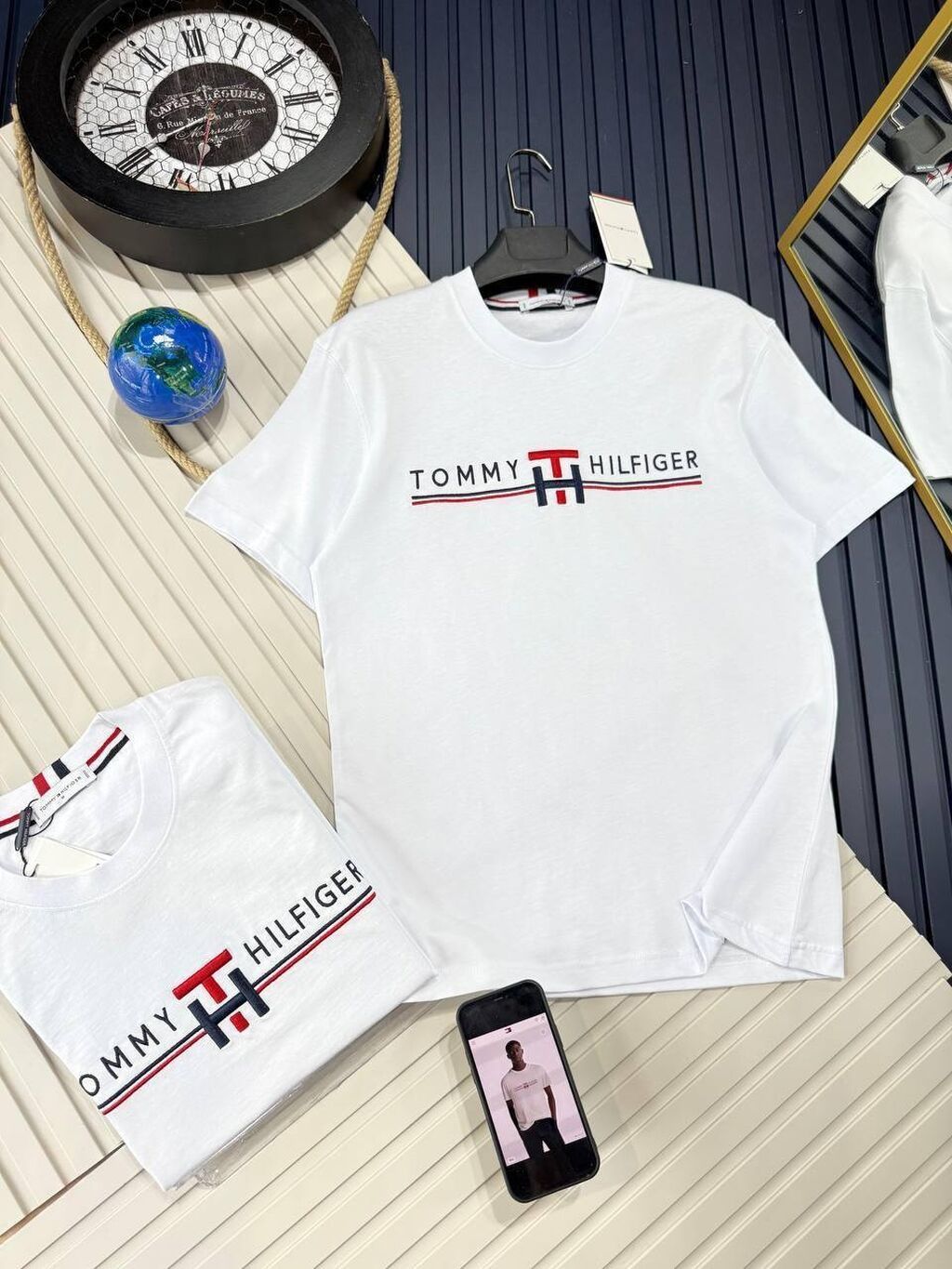 Men's T-shirt Tommy Hilfiger, bоја - Bela