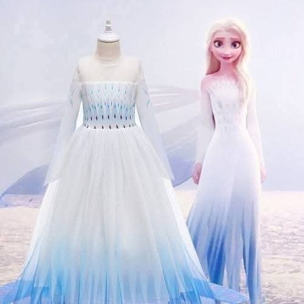 Najnoviji kostim priceze Elze iz Frozen 2 crtaća. Cena: 2700din