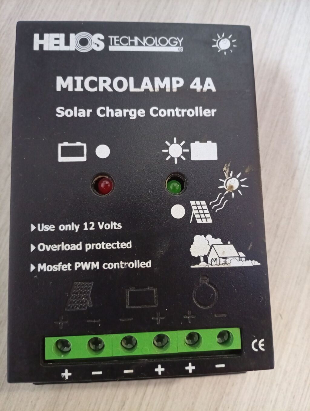 Helios Technology MICROLAMP 4A – solarni kontroler punjenja - Tip