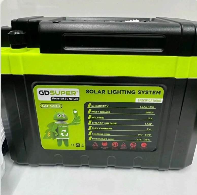 GD Super GD-1208 – solarni sistem za osvetljenje i napajanje - Tip