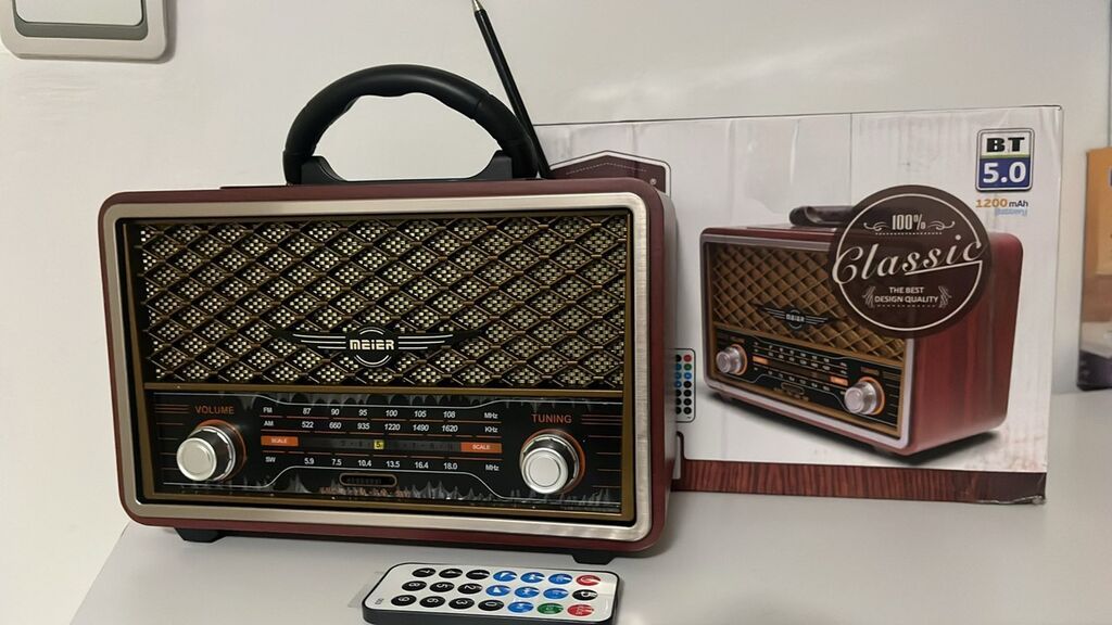 Retro Bluetooth radio Meier Classic - Dizajn inspirisan vintage radio