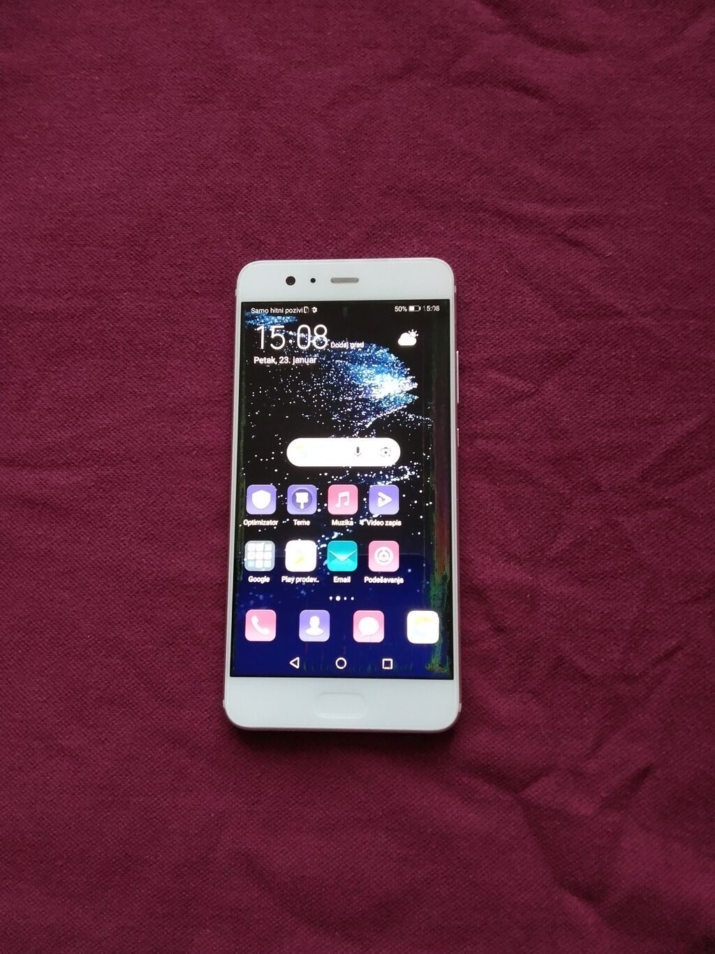 Huawei P10 – 64 GB, 4 GB RAM, bela/srebrna boja - Ekran 5.1", IPS