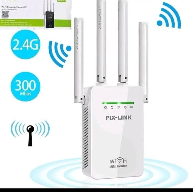 PIX-LINK Wi‑Fi uređaj – Repeater/Router/AP - Bežični opseg: 2.4 GHz -