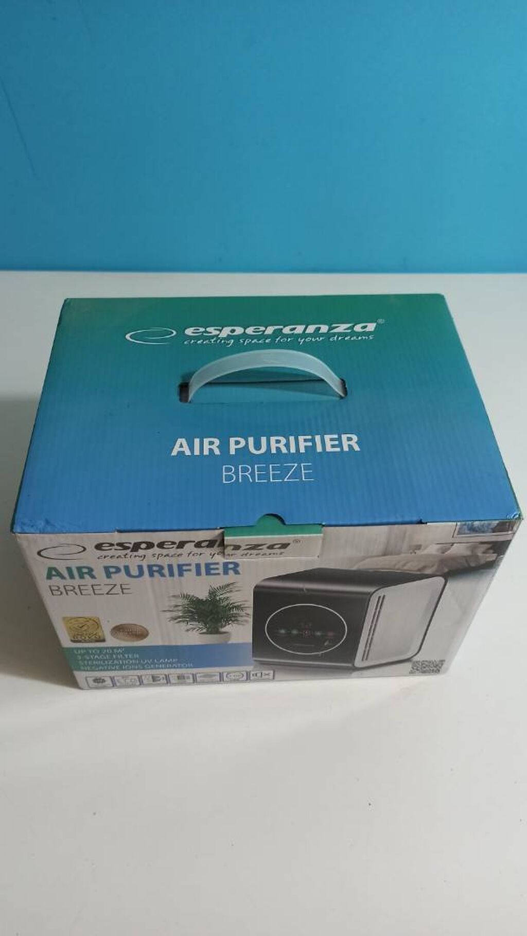 Esperanza Air Purifier Breeze – prečišćivač vazduha sa UV lampom i