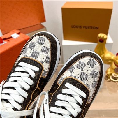 Louis Vuitton X Nike air force 1 monogram brown da