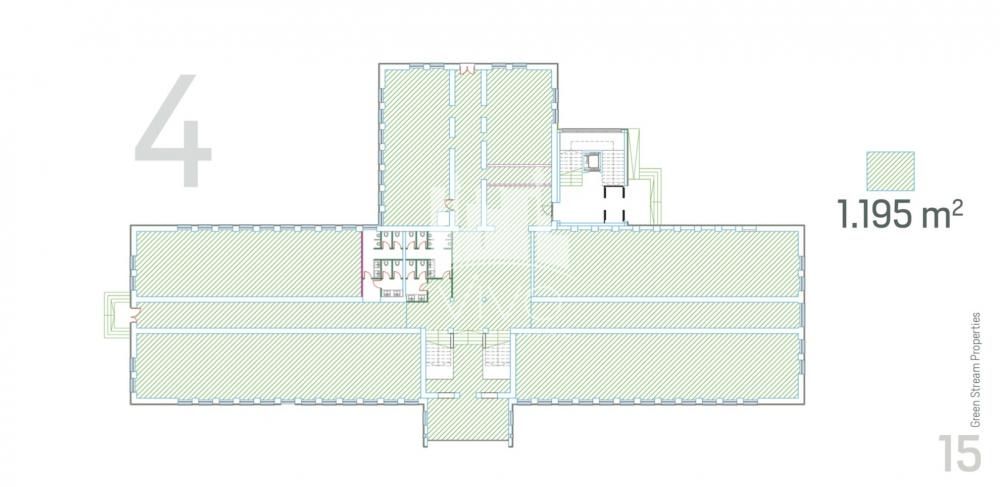 PP-1195m2,PR i I,enterijer prema potrebama zakupca ID#1783 7.700 €