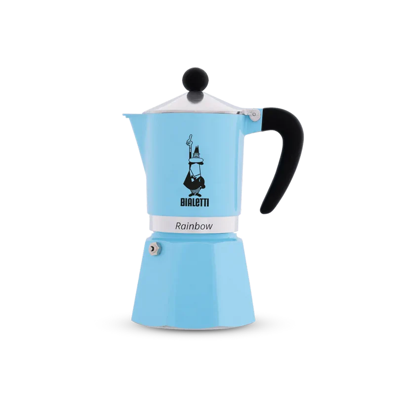 BIALETTI RAINBOW AZZURRO 3 CUP – MOKA POT LONČE