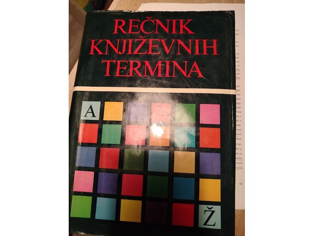 Rečnik književnih termina