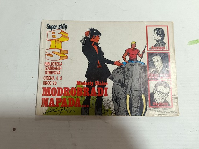 Super strip BIS broj 20 Modesty Blaise