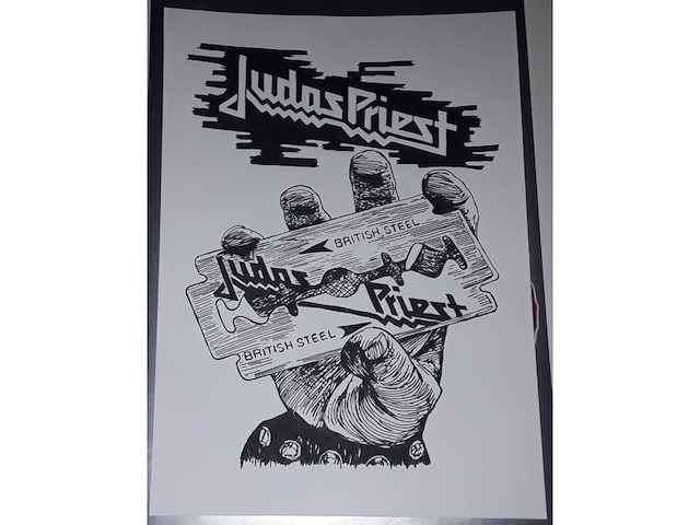 Crtez na hamer papiru 30 x 21,5 cm. - Judas Priest