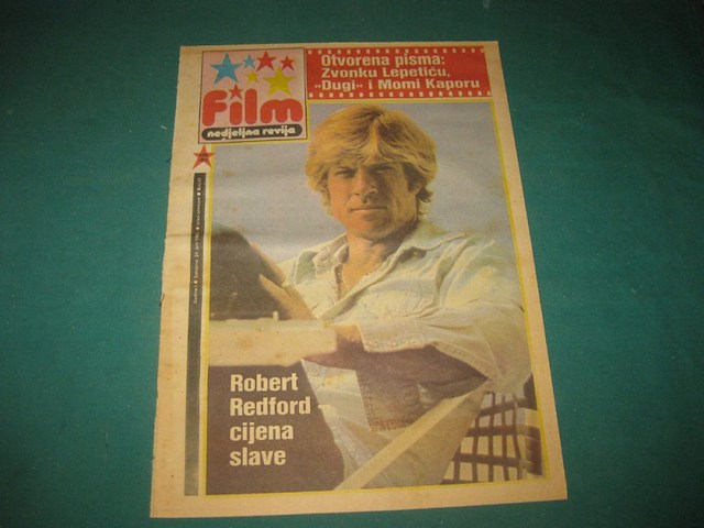 FILM Nedjeljna revija br.20 Robert Redford + Sretan pra