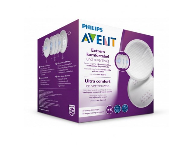 Philips Avent Ulošci za grudi 60 komada SCF254/61