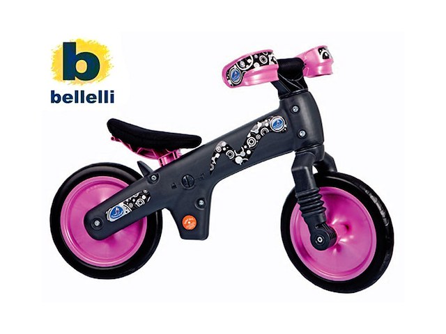 Dečiji bicikl bez pedala Bellelli B Bip Roze 290054