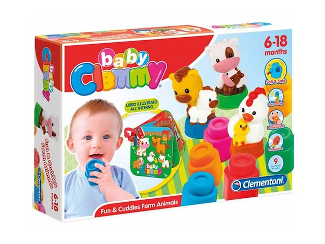 Clementoni Baby kocke Farma CL17174