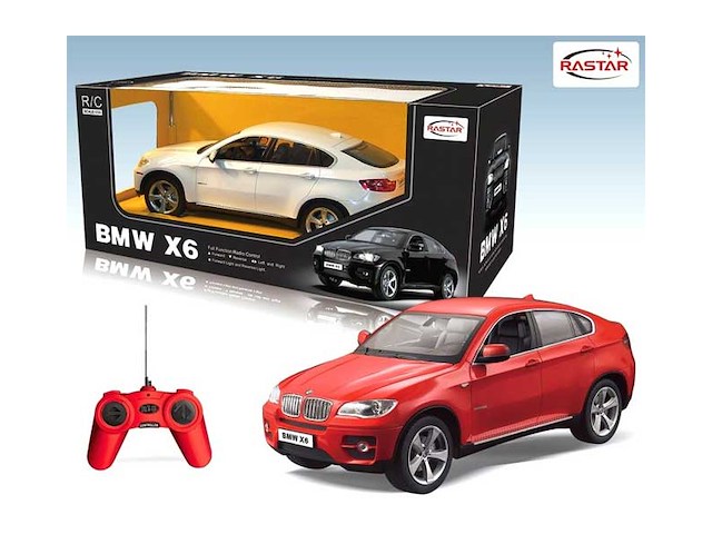 Rastar automobil sa daljinskim upravljanjem BMW X6 1:24 31700