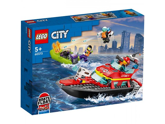LEGO® City Kocke Vatrogasni spasilački brod 60373