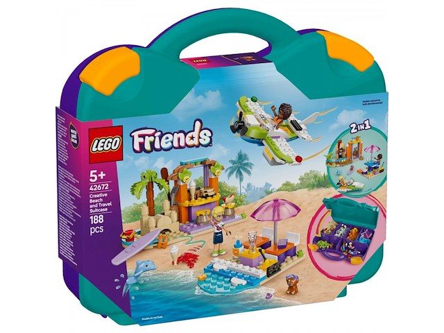 LEGO 42672 Plaža I Putovanja – Kreativni Kofer