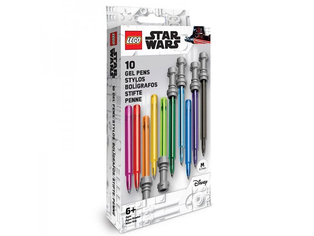 LEGO® STAR WARS™ Gel olovke 10 kom u obliku svetlosne sablje 53116