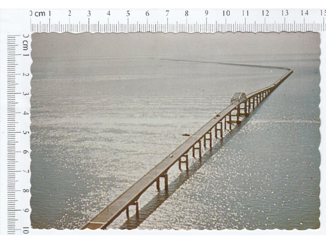 Aerial view of North Channel Bridge, Virginia