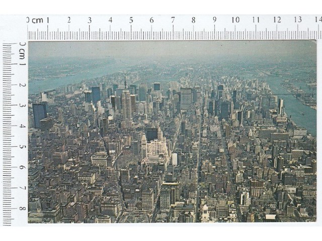 Aerial view of Central Manhattan - New York