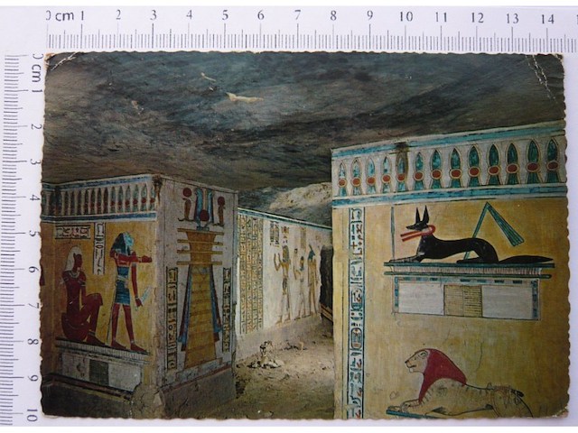 Luxor - King`s Valley: Mural painting in the Tomb of Ch