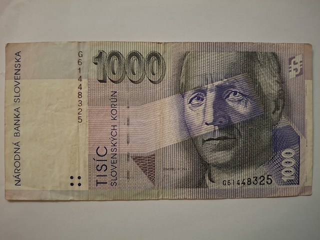 1000 kruna 1997 SLOVAČKA