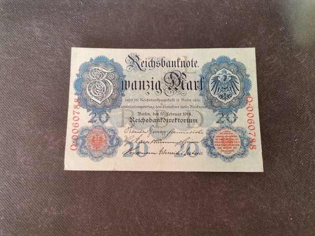 GERMANY 20 MARK 1914 ( 14 )