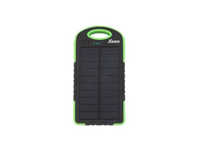 Xwave Powerbank Eksterna baterija 6000mAh Camp L 60 Green Sa mogućnošću solarnog punjenja