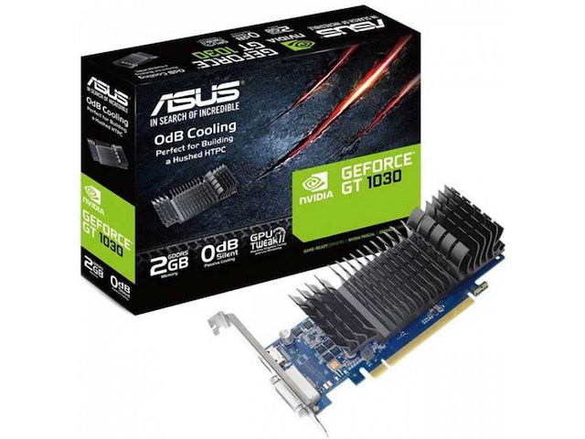 Grafička kartica Asus GeForce 2GB DDR5 HDMI DVI GT1030-SL-2G-BRK
