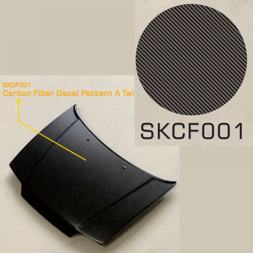 SK Decals CF001 Carbon Fiber Decal Pattern A Twill