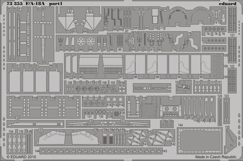 DISCONTINUED Eduard 73355 F/A-18A S.A. Academy