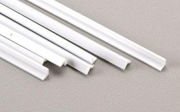 Plastruct 90502 Kształt "L" 1,6mm x 1,6mm x 0,5mm - 250mm 1szt / 1 piece