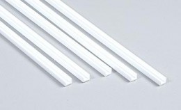 Plastruct 90585 Kształt "U" 6,4mm x 4,6mm x 1,0mm - 600mm 1szt / 1 piece