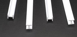 Plastruct 90548 Kształt "H" 9,5mm x 9,5mm x 1,4mm - 375mm 1szt / 1 piece