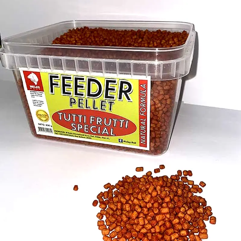 Meleg FEEDER PELLET 800gr TUTTI FRUTTI (2024-822-TFS)
