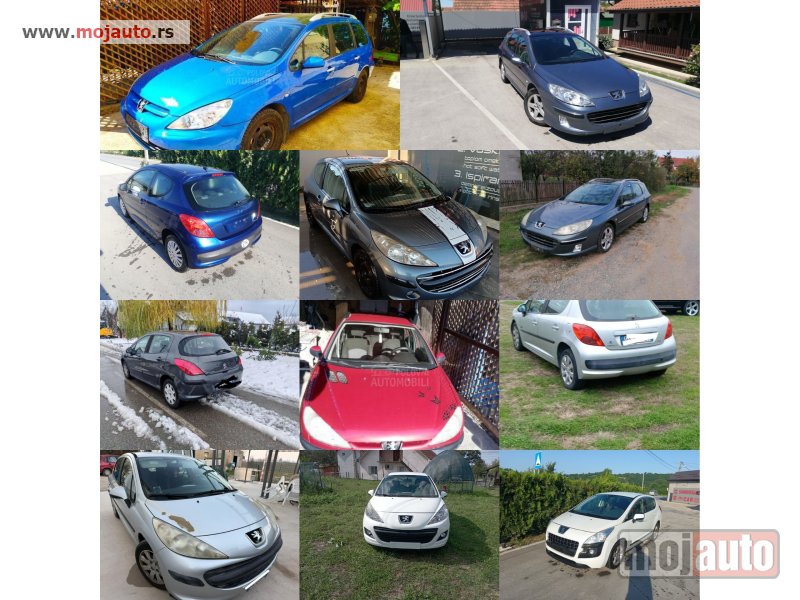 Delovi za Peugeot 206, 308, 207, 307, 407, 3008