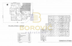 Cerak, 74.50m2, novo