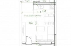 TELEP, 30m2, Garsonjera sa pdv, Izgradnja