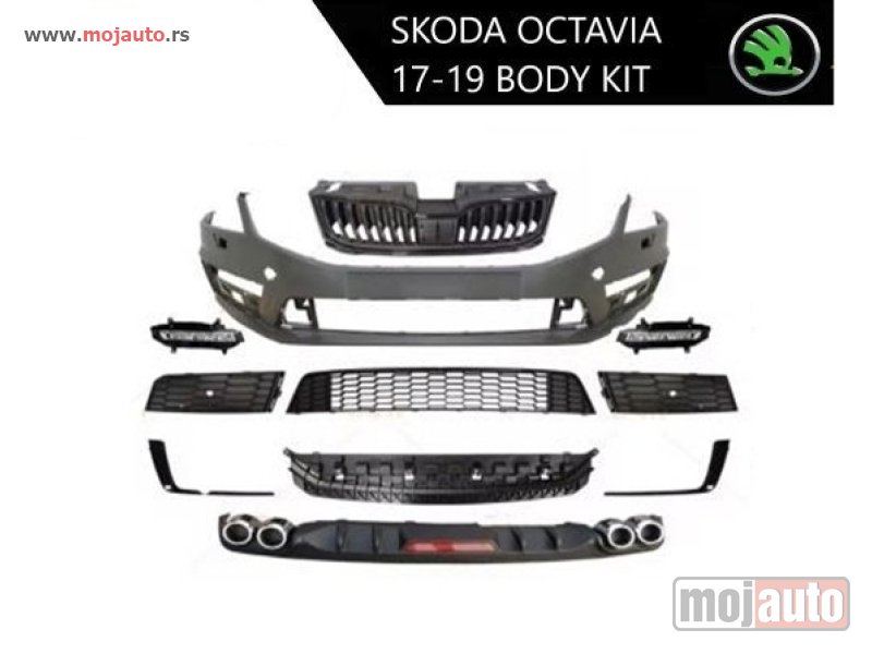 Skoda octavia 17-19 body kit