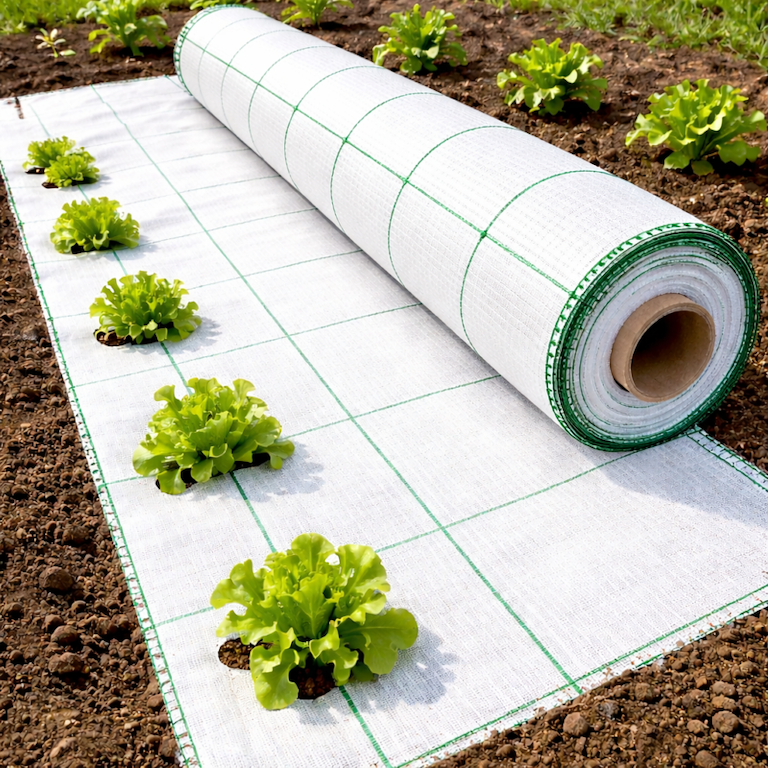 Agrotekstil folija BELA prostirka za zemlju vodopropustiva 1,05m x 100m rolna-PREMIUM