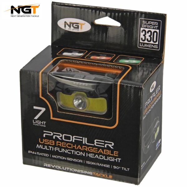 NGT Punjiva Lampa – Profiler Headlight – 330 Lumena