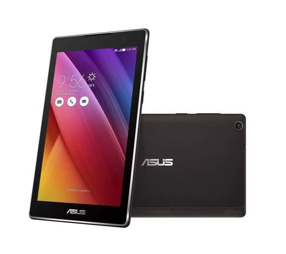 Asus - Tablet Asus Z170CG-1A028A 7" IPS Intel QC C3230/1GB/16GB/0.3MP+2MP/3G+Voice/Android 5.0/270g/Black