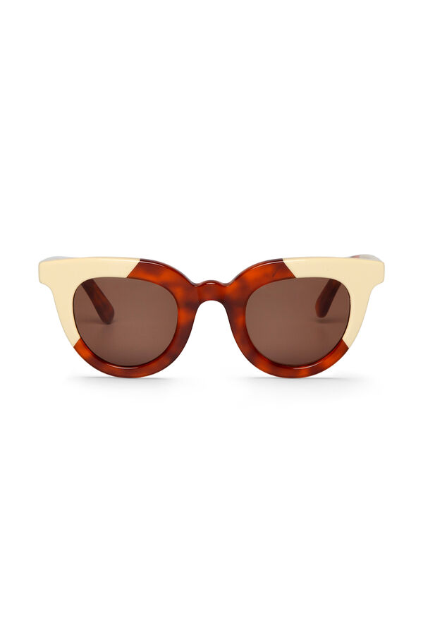 Cream/Leo Tortoise Hayes Sunglasses