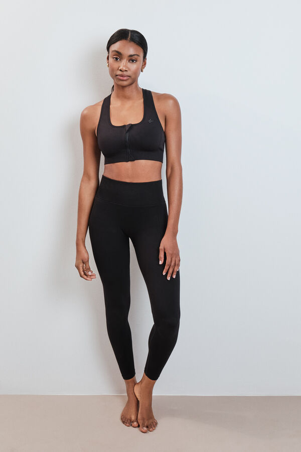 Schwarze SEAMLESS FIT Leggings